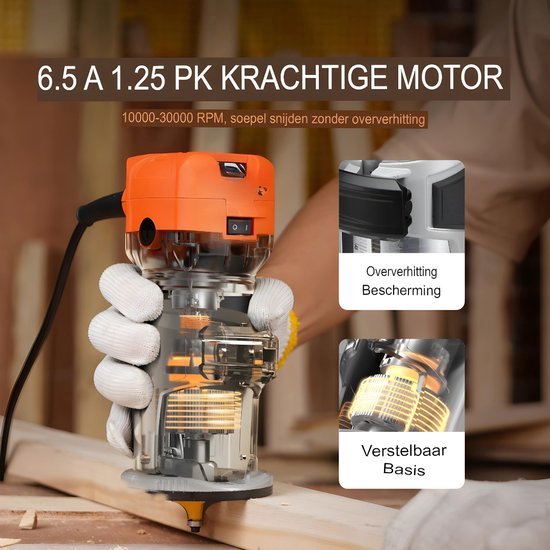 Elektrische Hand Trimmer - Houtfreesmachine - Elektrische Houtsnijder ...