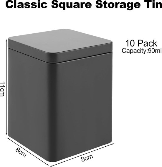 Mrs. Jones Premium Collection - Theedoos - Metaal - 90 g opslag ...