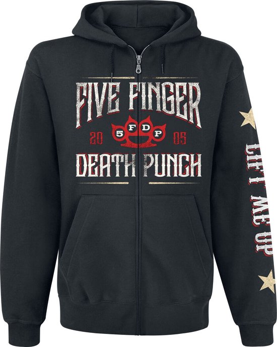 Five Finger Death Punch Laurel Emblem Vest met capuchon zwart L | bol