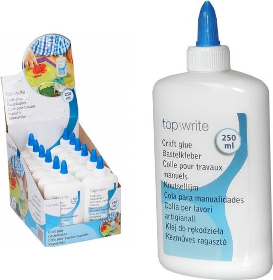 Hobby Lijm Wit 250 ml - Witte Knutsellijm | bol
