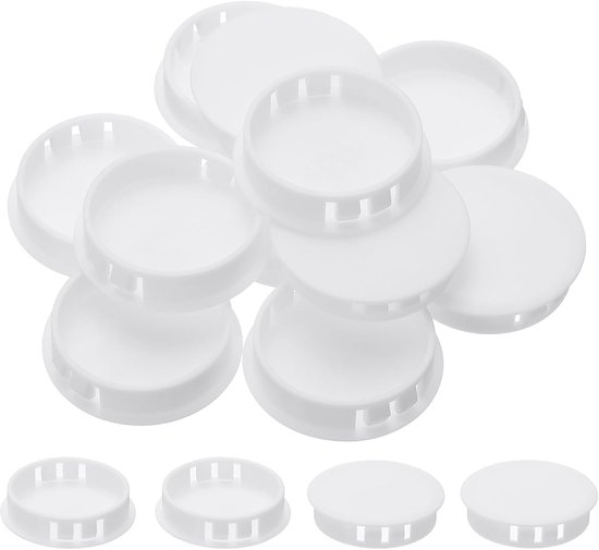 Plastic Hole Plugs - 34pcs 1 3/4" (45mm) - Screw Hole Plug Snap Flush ...