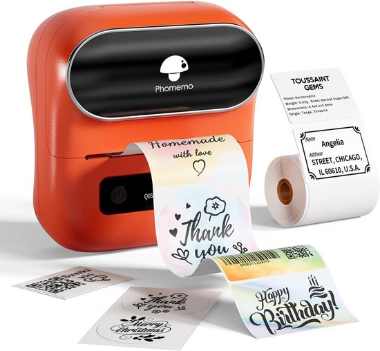 Phomemo M220 - Bluetooth Labelprinter - Thermische Label Maker ...