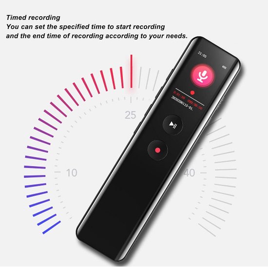 Digitale Opname Apparaat met Ingebouwde Speaker en Bluetooth ...