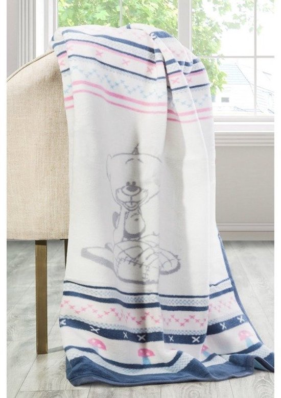 Zacht Kinderplaid Beny Katoen Acryl - Zachte Dekentjes voor Kinderen | bol