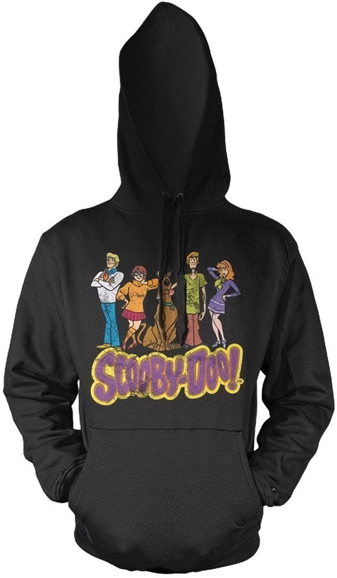 Sweat à capuche vieilli Team Scooby Doo Noir-M | bol