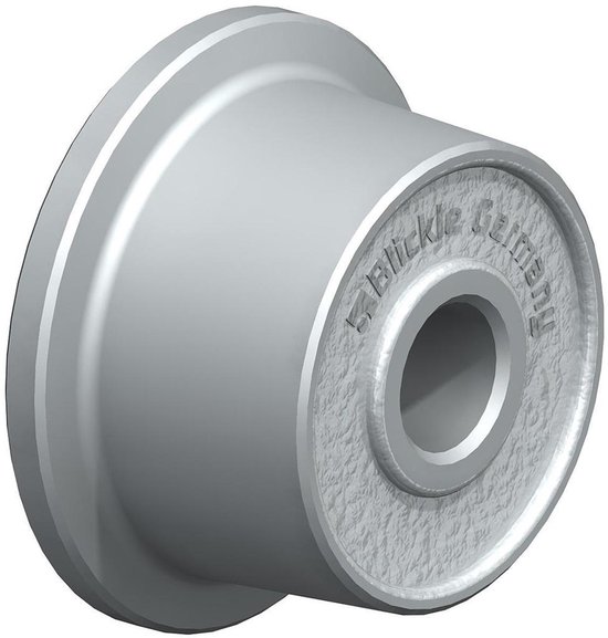 50 mm gietijzeren wiel met flens | bol