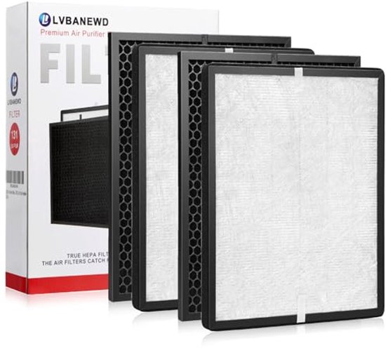 Voorfilter, True HEPA en Actieve Kool Vervangende Filters Set voor ...