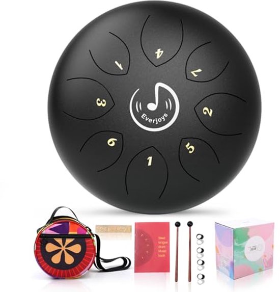 Handpan Tong Drum 6 Inch 8 Toon Percussie Instrument voor Meditatie en ...