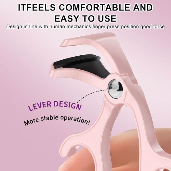 Recourbe-cils chauffant - électrique - rose - recourbe-cils | bol