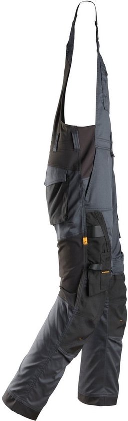 Snickers 6051 AllroundWork, Stretch Bib & Brace broek - Staal Grijs ...