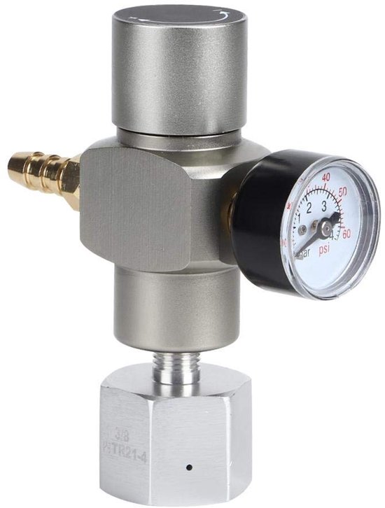 CO2 pressure regulator, 2-in-1 mini CO2 gas regulator soda pressure ...