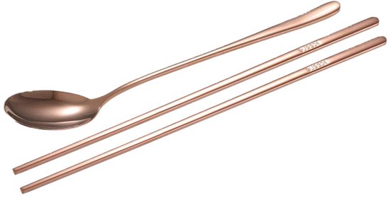 Spoon chopsticks set, 304 stainless steel spoon chopsticks Set Korean ...