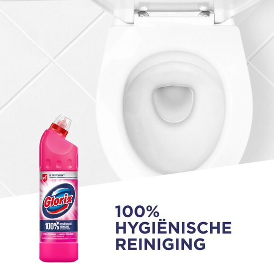 15 x Glorix Bleek Pink Power 750 ml - Vlekken Verwijderen - Bacteriën ...