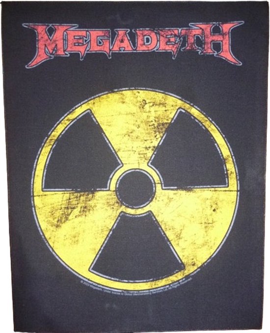 Megadeth - Radioactive - Backpatch officiële merchandise | bol