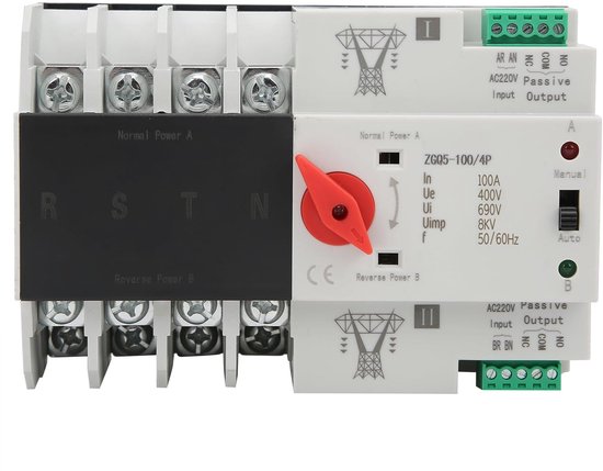 Automatische Omschakelaar - Dual Power Automatische Transfer Schakelaar ...