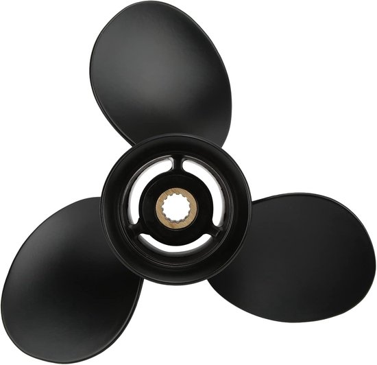 Aluminum Outboard Motor Boot Propeller 9 1/4x11in - 3-Blade - 14 Teeth ...