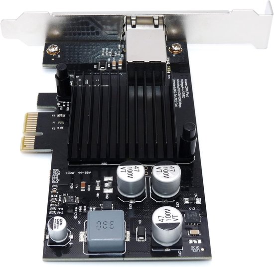 Carte réseau Ethernet Gigabit LAN - RJ45 PoE+ - PCIe x1 - Intel WG I250 ...