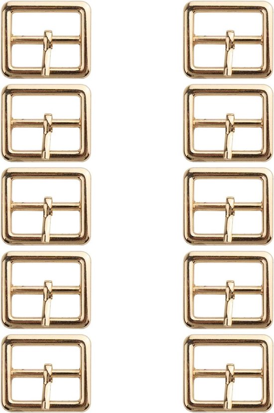 Allecto Premium - Gouden Roller Gespen Set van 10 stuks - Metalen ...