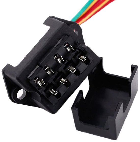 4 Way Car Fuse Holder - Pre-Wired Wiring - 2 Inputs - 4 Outputs - Block ...