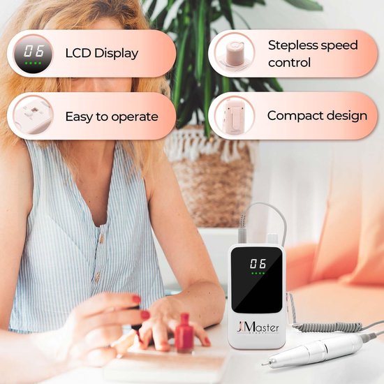 RFWR® Elektrische Nagelfrees en Nagelvijl voor Manicure en Pedicure ...