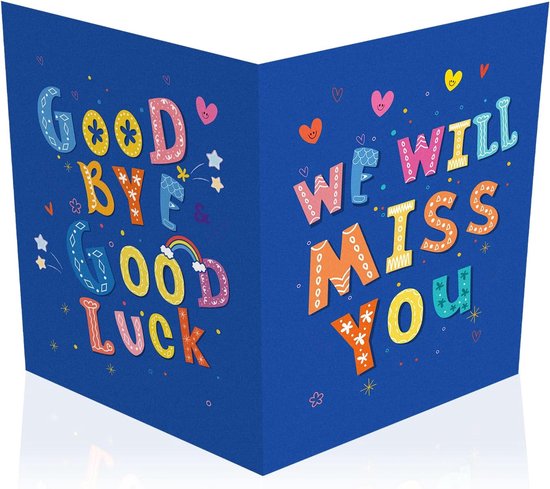 Afscheidscadeaukaart met Envelop - Gelukskaart - Pensioengroetkaart ...