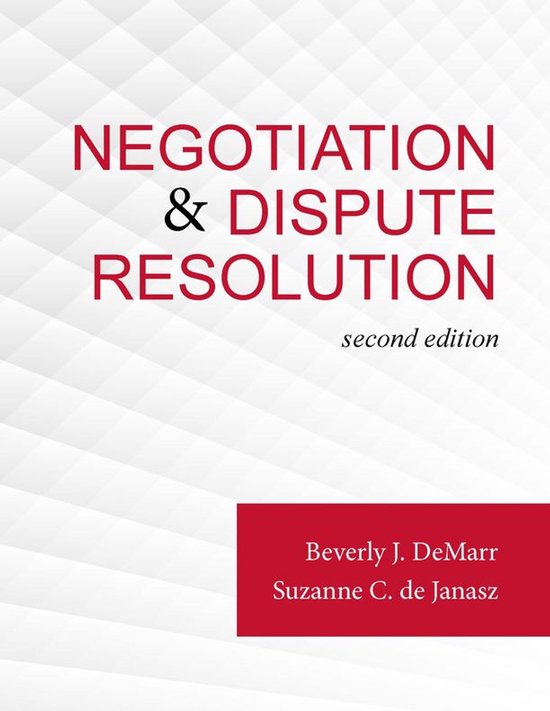 Negotiation & Dispute Resolution (ebook), Beverly J. DeMarr ...
