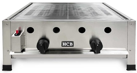 HCB® - Professionele Horeca Barbecue - propaan - 70 cm - RVS / INOX ...
