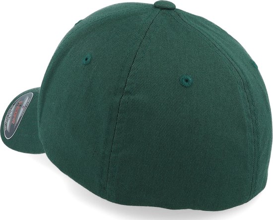 Hatstore- Mountain 3d White/Spruce Green Flexfit - Wild Spirit Cap | bol