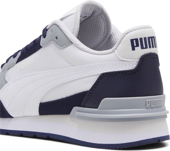 PUMA ST Runner v4 NL Jr Unisex Sneakers - Feather Gray-PUMA White-PUMA ...