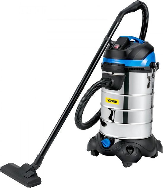 Nat Droog Stofzuiger - Waterzuiger - Industriële Stofzuiger - 30 Liter ...