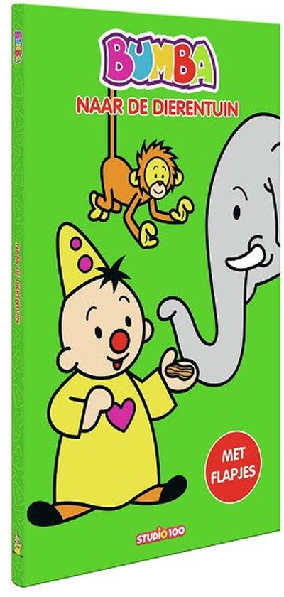 Bumba kartonboek met flapjes (lang) - Naar de dierentuin, Jan Maillard ...