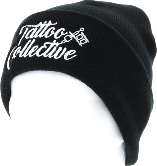 Hatstore- Logo Black Beanie - Tattoo Collective Cap | bol