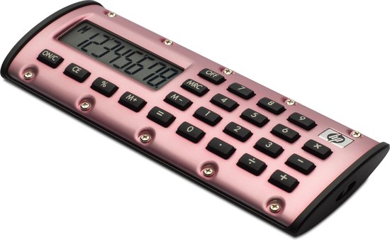 HP Quick Calc calculator Pocket Basisrekenmachine Roze | bol