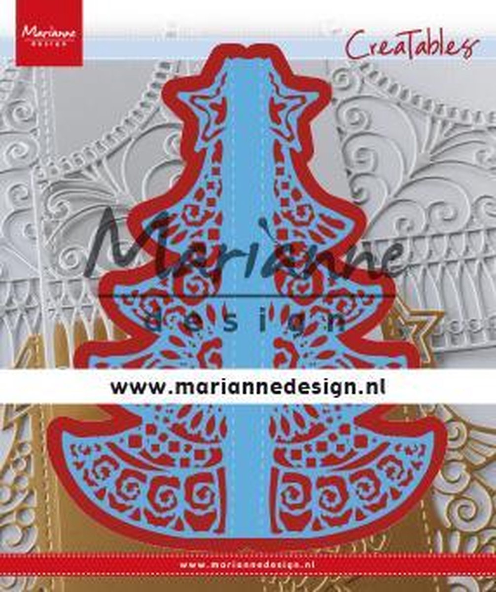 Marianne Design Creatables Snij en Embosstencil - Kerstmis - Vouwbaar | bol.com