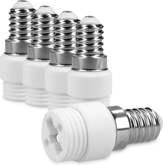 kwmobile verloopfitting E14 naar G9 - 5 stuks fitting omvormers - Verander je E14... | bol