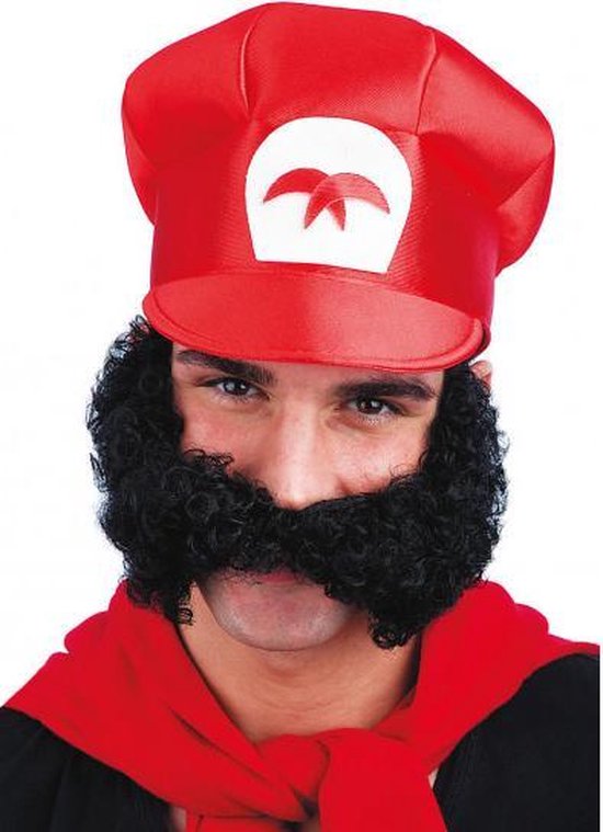 Carnival Toys Snor Mario Heren 30 Cm Synthetisch Zwart | bol.com