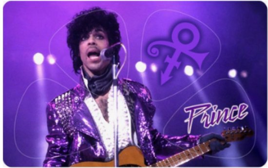 Prince - Plectrum - Pikcard met 4 plectrums | bol