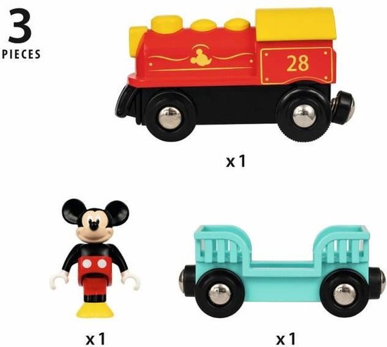 DISNEY Brio batterij aangedreven trein Mickey Mouse - batterijloze ...