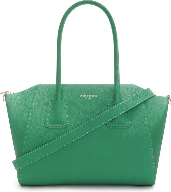 Isabel Bernard Femme Forte Dames Handtas Leer - Groen | bol.com