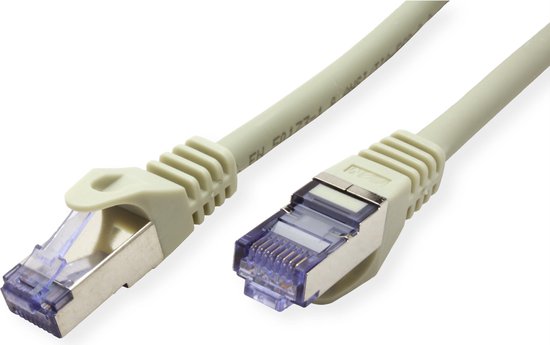 Roline SFTP patchkabel Cat6a LSZH grijs 1m | bol