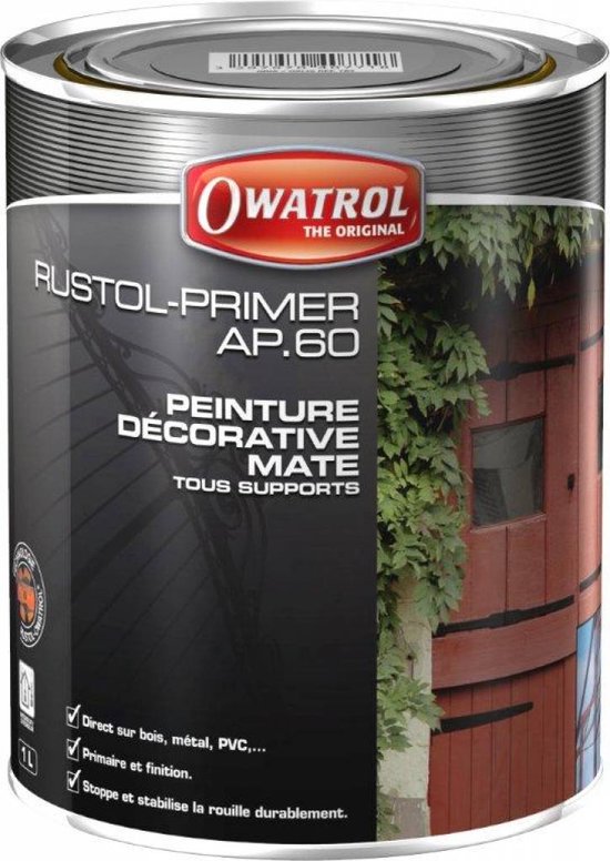 Rustol Primer AP.60 - Gepigmenteerde roestwerende matte grondlaag - Owatrol | bol.com