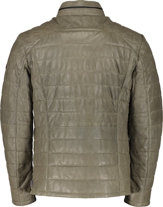 Donders Leren Jack - Modern Fit - Groen - 54 | bol