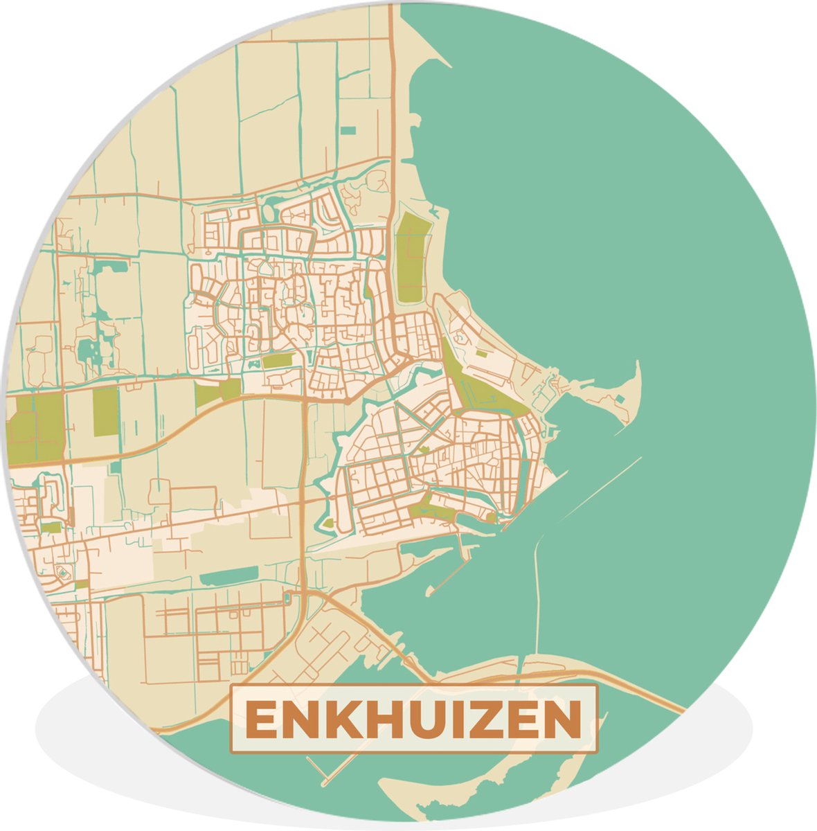 Wall Circle - Wall Circle Indoor - Enkhuizen - Map - Map - City Map ...