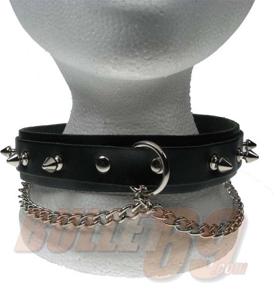 Bullet 69 Funky Punk Choker 1 rang spike avec chaine Zwart | bol.com