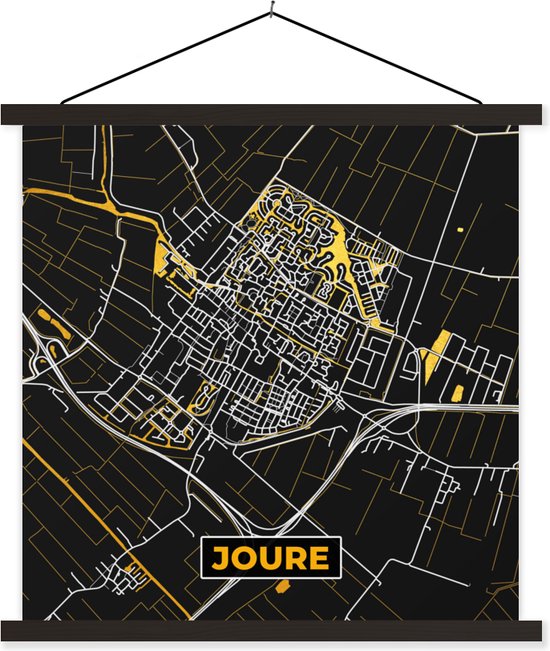 Posterhanger incl. Poster - Schoolplaat - Joure - Black and Gold ...