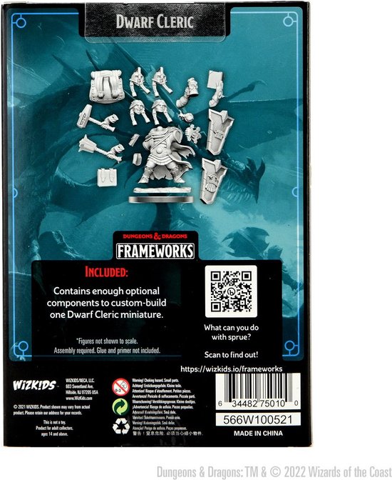 D&D Frameworks Dwarf Cleric Female | bol