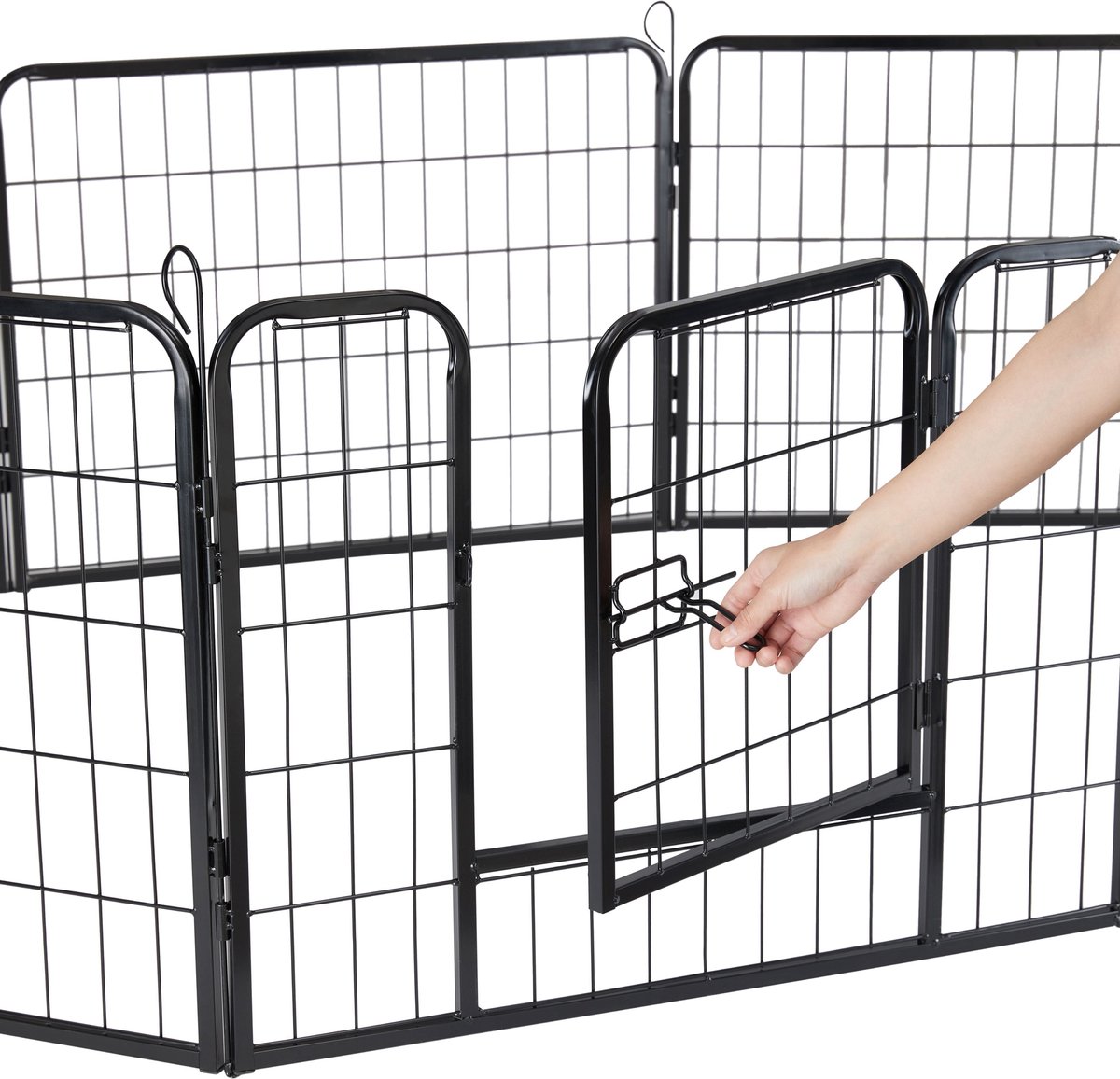 ACAZA Hondenren in 4 panelen - Hondenkennel - Set van Kennelpanelen ...