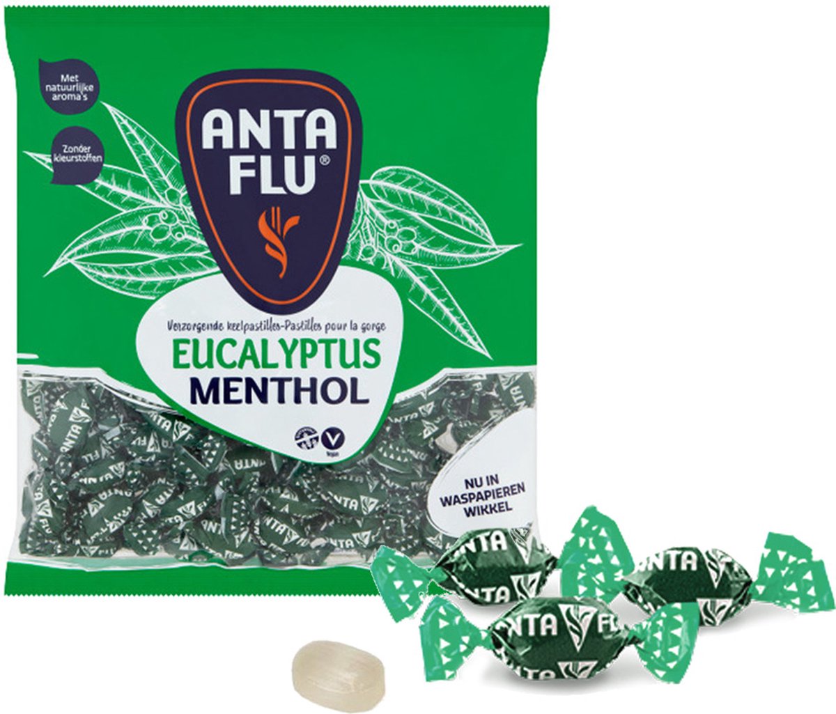 Anta Flu Eucalyptus menthol, zak 1 kg x 5 | bol.com