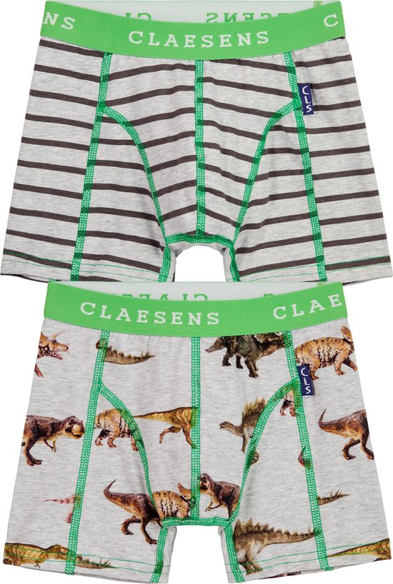 Claesen's Dino Stripes Jongens Onderbroek - Maat 104/110 | bol.com