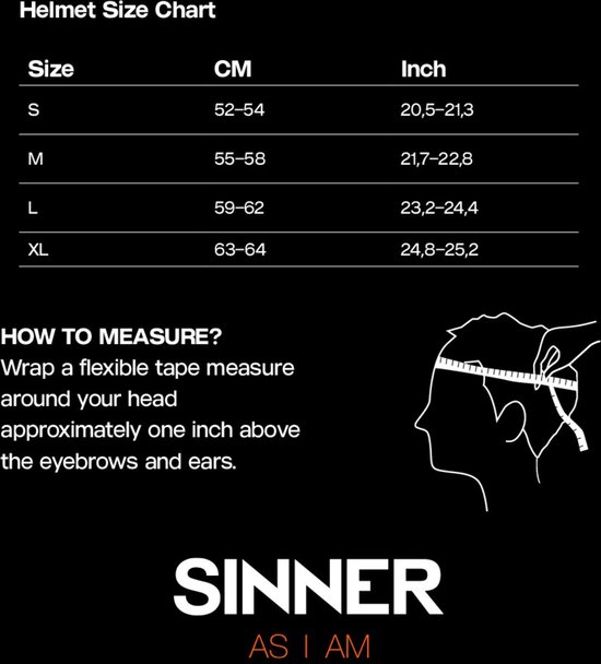 SINNER - Bingham - Mat Zwart - Unisex - Maat 53 | bol